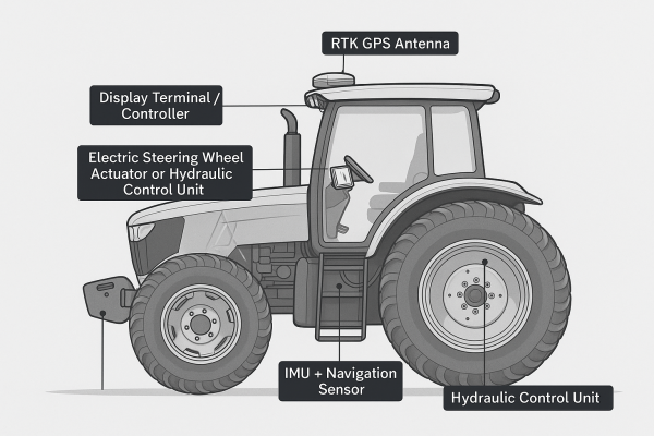 How Does Tractor Auto Steer Work? (2026 Guide & Diagram)