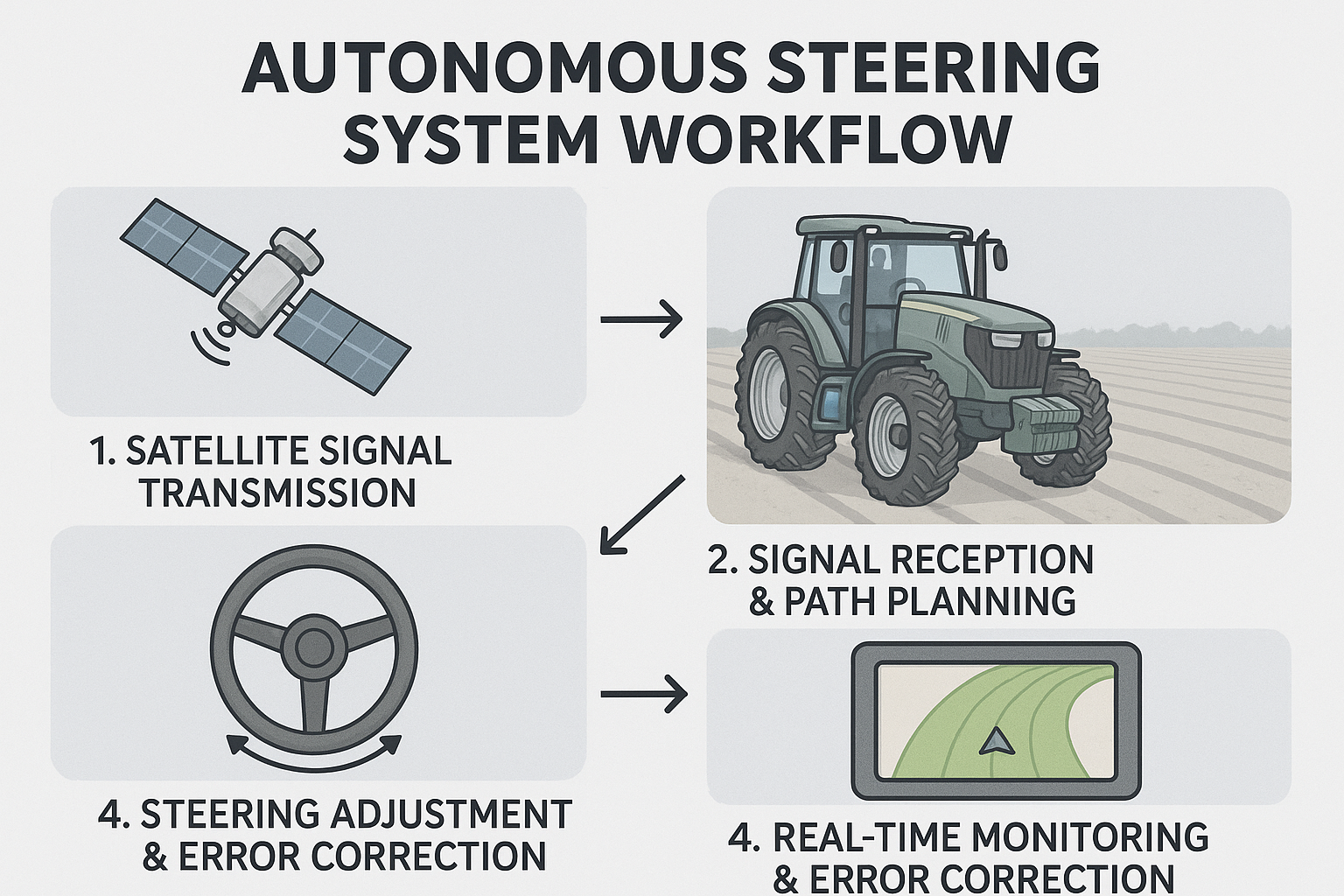 How Does Tractor Auto Steer Work? (2026 Guide & Diagram)